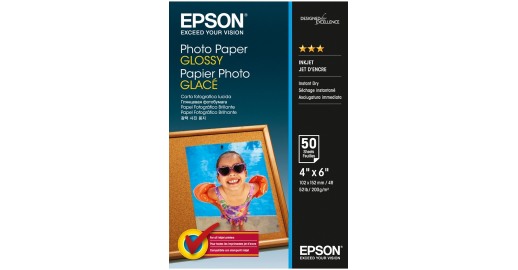 Papier Epson Papier Photo Glacé 200g 10x15 - DARTY Guyane